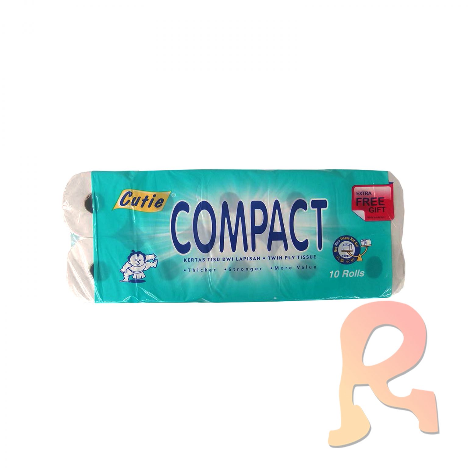 Cutie Compact Toilet Roll - Running Man Delivery
